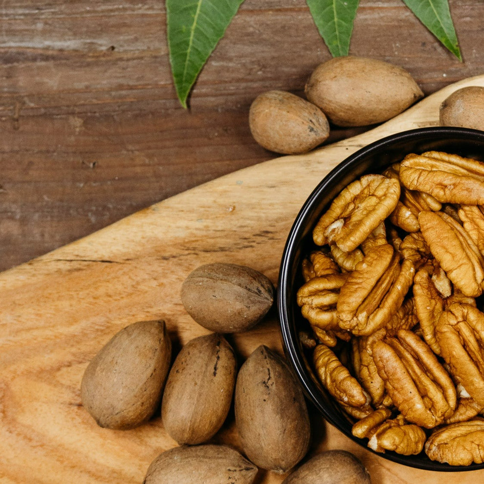 Shelled Pecan Halves- Mammoth [Desirable/Oconee/Pawnee] – ellisbrospecans